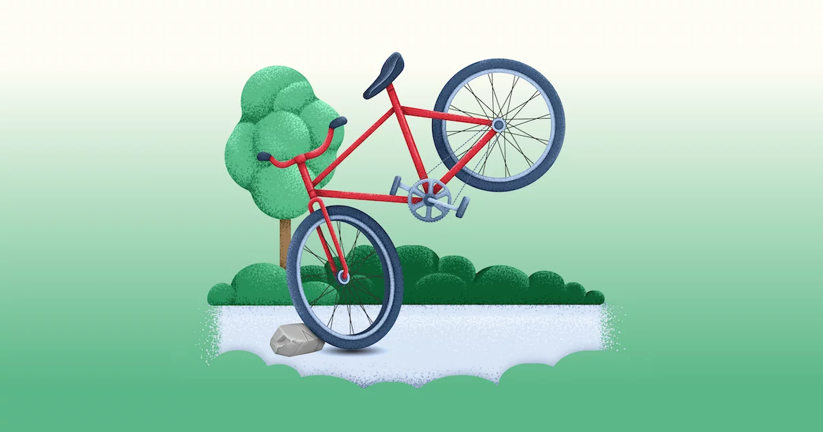 Artículo :Caerse de la bicicleta